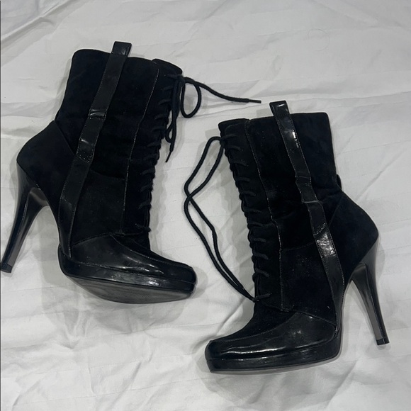 Jessica Simpson | Shoes | Jessica Simpson Black Heeled Boots With ...